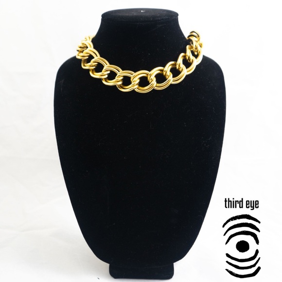 Vintage | Jewelry | Vintage Bold Gold Necklace | Poshmark